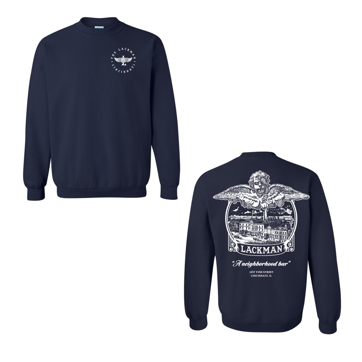 The Lackman - Neighborhood Bar Angel - Soft Sweatshirt – directthreadstore