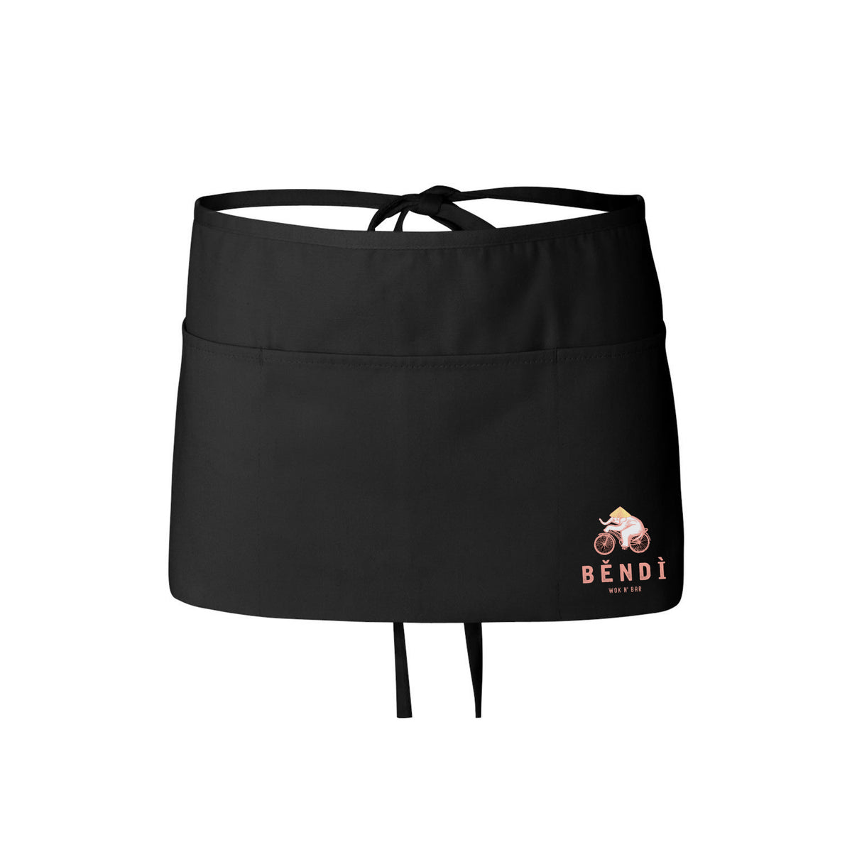 Bendi Wok Bike Logo - Half Pocket Apron – directthreadstore