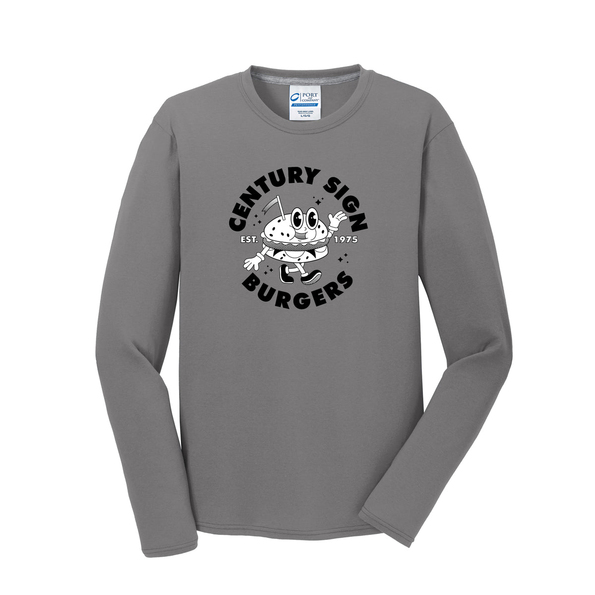 Century Sign Builders - BURGERS - Unisex Long Sleeve Tee ...